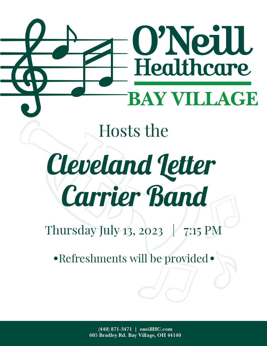 Cleveland Letter Carrier Band - O'Neill Healthcare