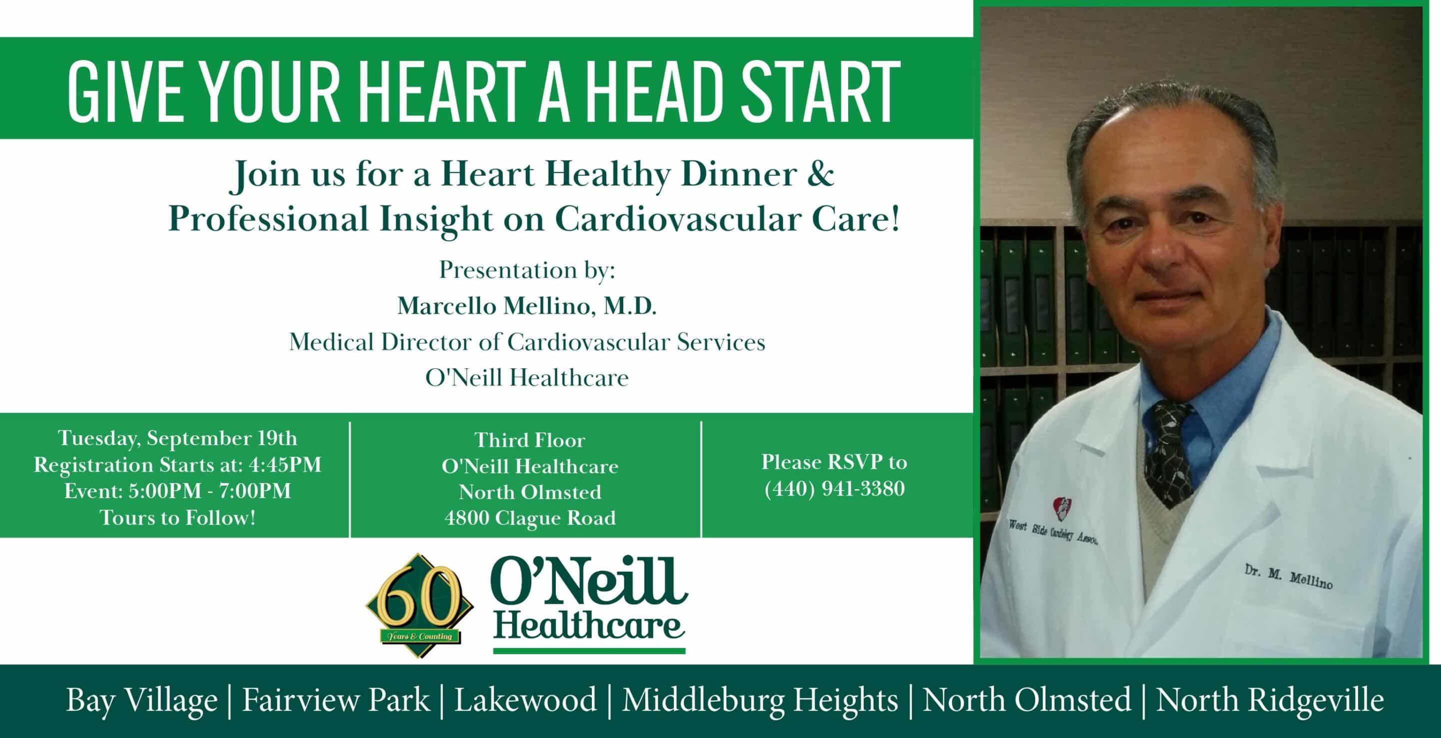 Give Your Heart a Head Start - O'Neill Healthcare