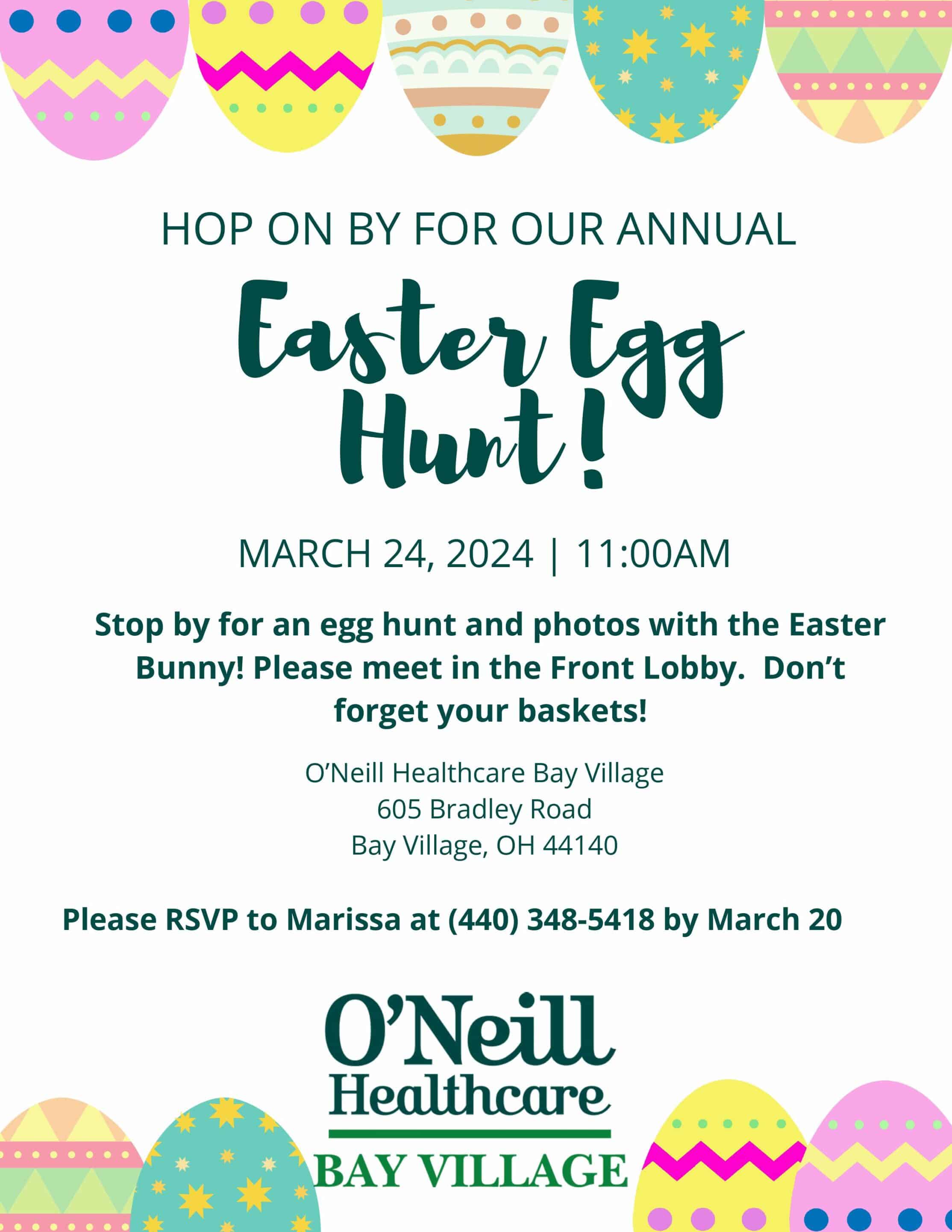 Easter Egg Hunt - O'Neill Healthcare