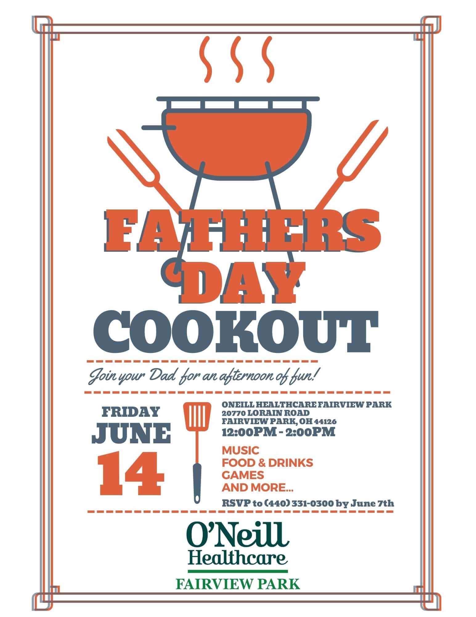 Father's Day Cookout - O'Neill Healthcare