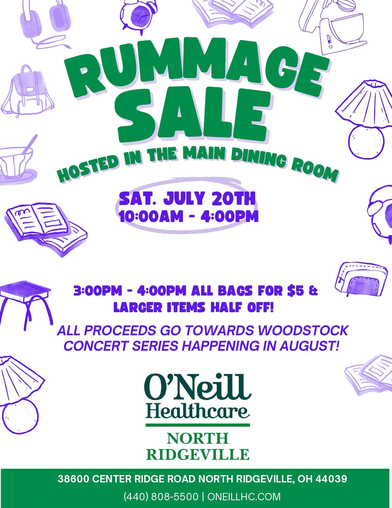 Rummage Sale - O'Neill Healthcare